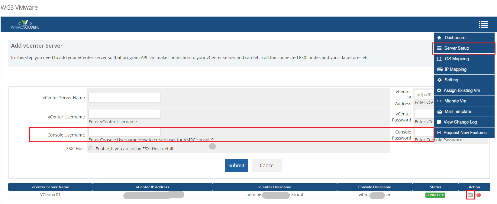 Where can i set the console password? - Knowledgebase - WHMCS Global ...