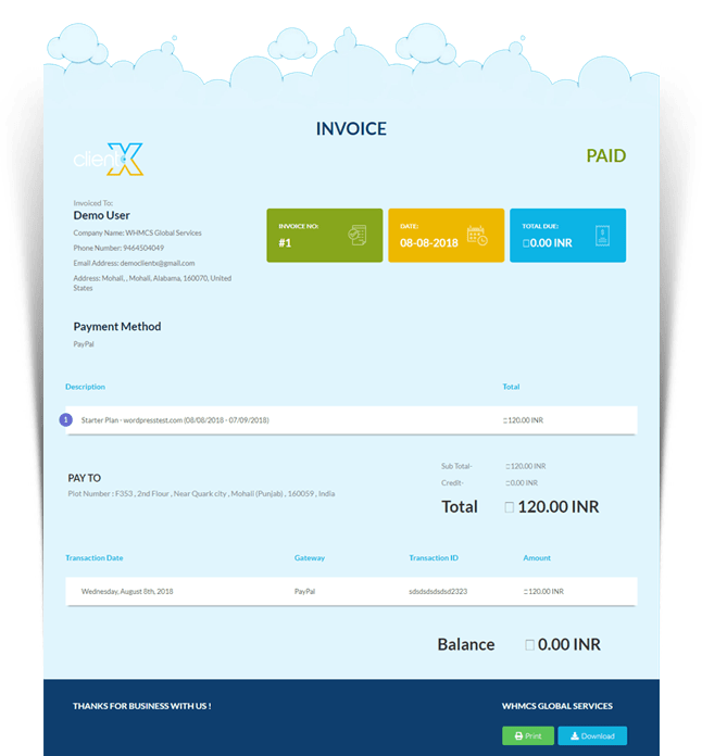 ClientX - Best Selling WHMCS Client Area Theme | WHMCS Client Area