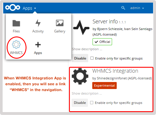 Nextcloud Whmcs Module|WGS