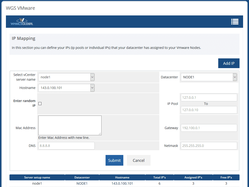 VMware WHMCS Module | WHMCS Global Services
