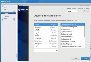 Steps to Create a CentOS 8 VM Template for VMware Automation
