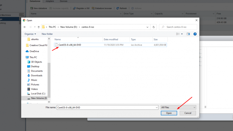 Steps to Create a CentOS 8 VM Template for VMware Automation
