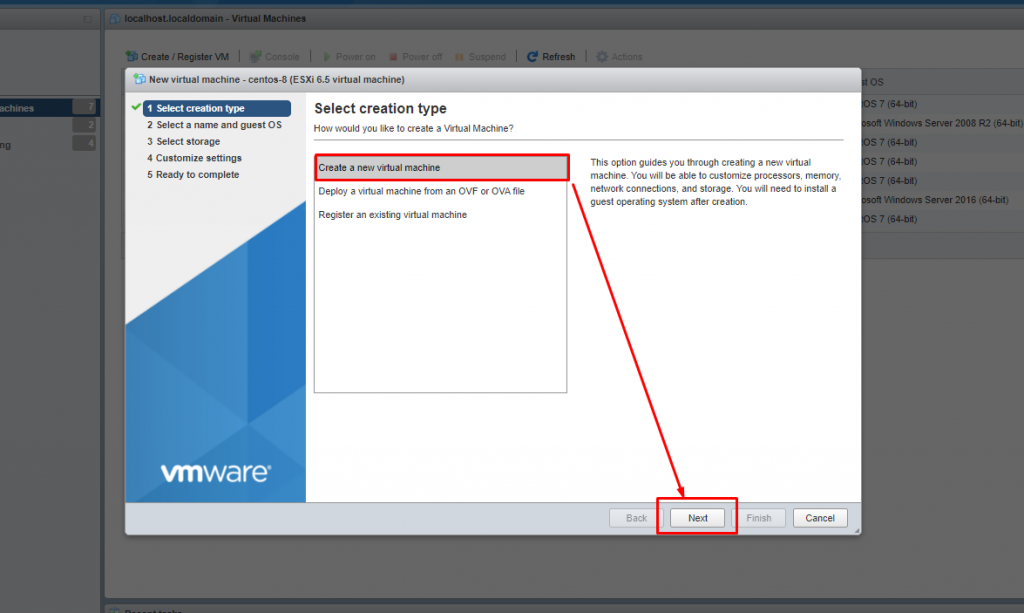 Steps to Create a CentOS 8 VM Template for VMware Automation