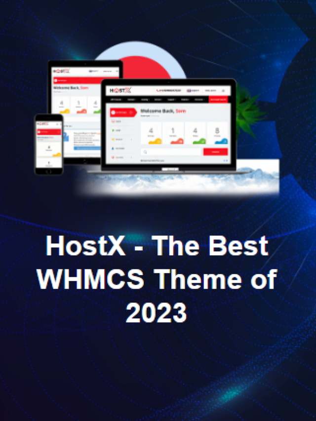 HostX - The Best WHMCS Theme of 2023